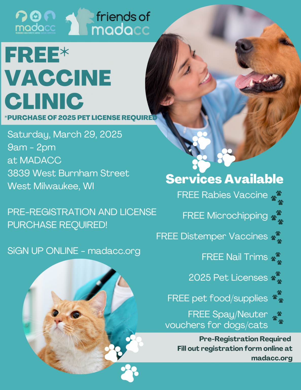 MADACC Milwaukee Area Domestic Animal Control Commission